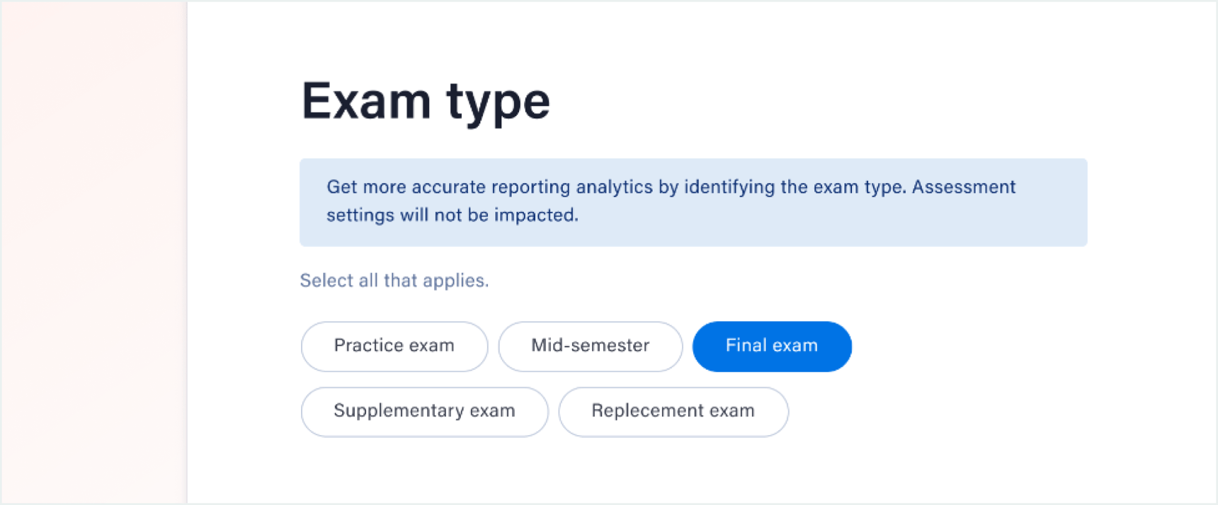 Setting up exams (Canvas)