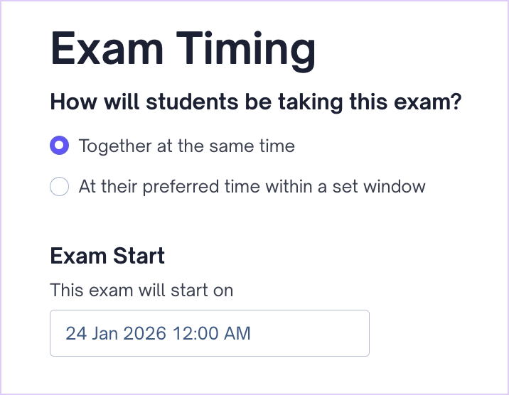 Setting up exams (Blackboard, Moodle, D2L)