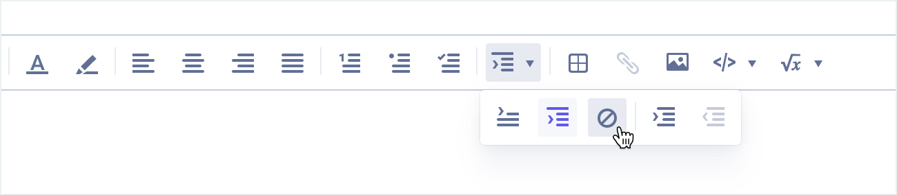 Indenting Text