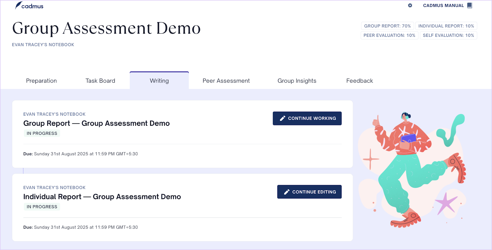 Collaborative Writing for Group Projects